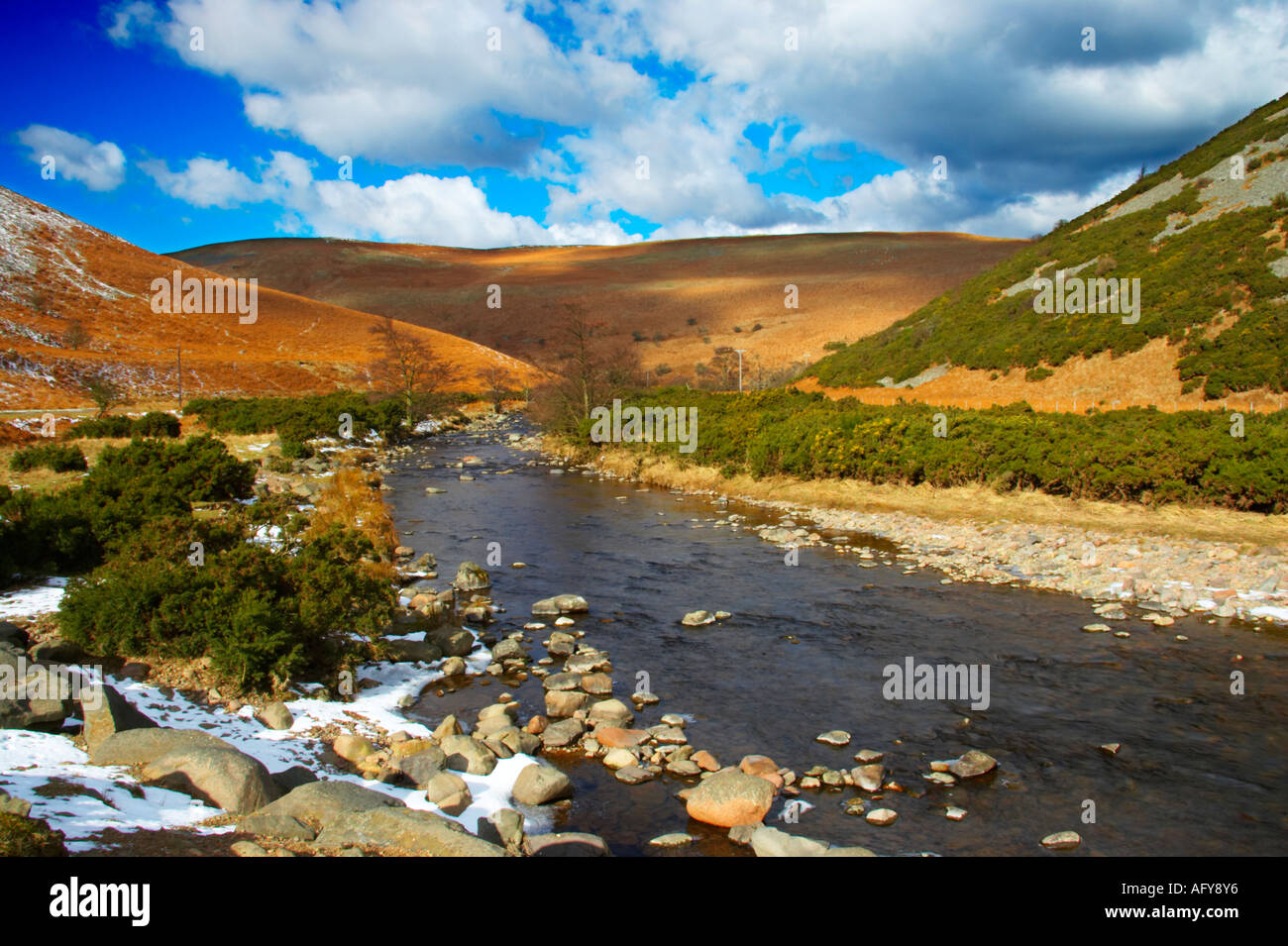 England, Northumberland, Northumberland National Park. The remains of ...