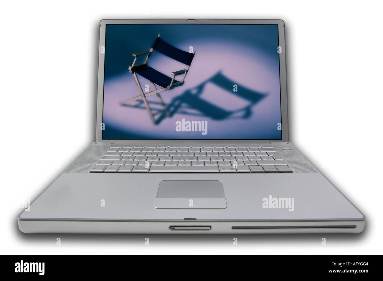 LAP TOP NOTE BOOK PERSONAL COMPUTER WITH SCREEN DISPLAYING PICTURE OF ...