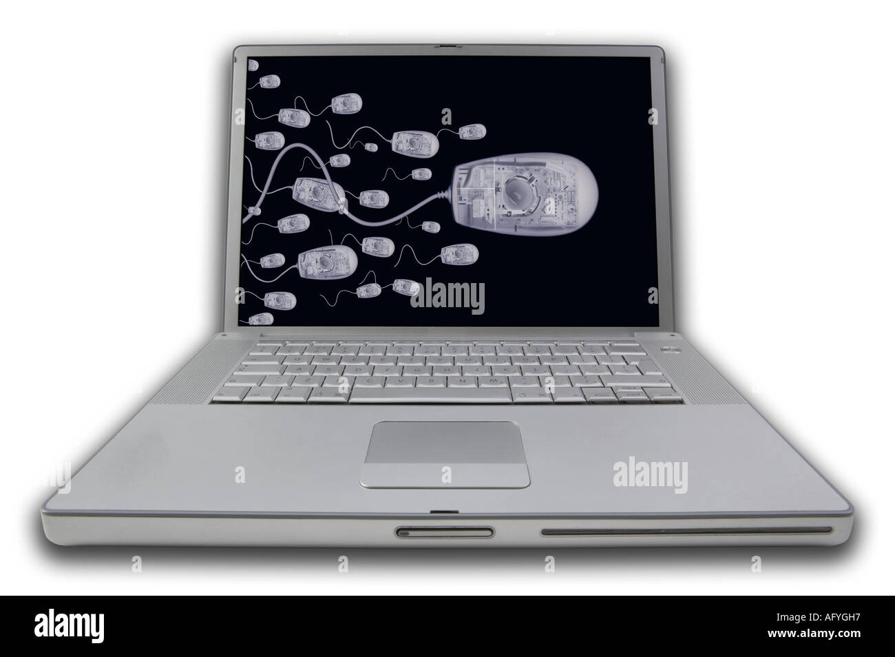 LAP TOP NOTE BOOK PERSONAL COMPUTER WITH SCREEN DISPLAYING PICTURE OF X ...