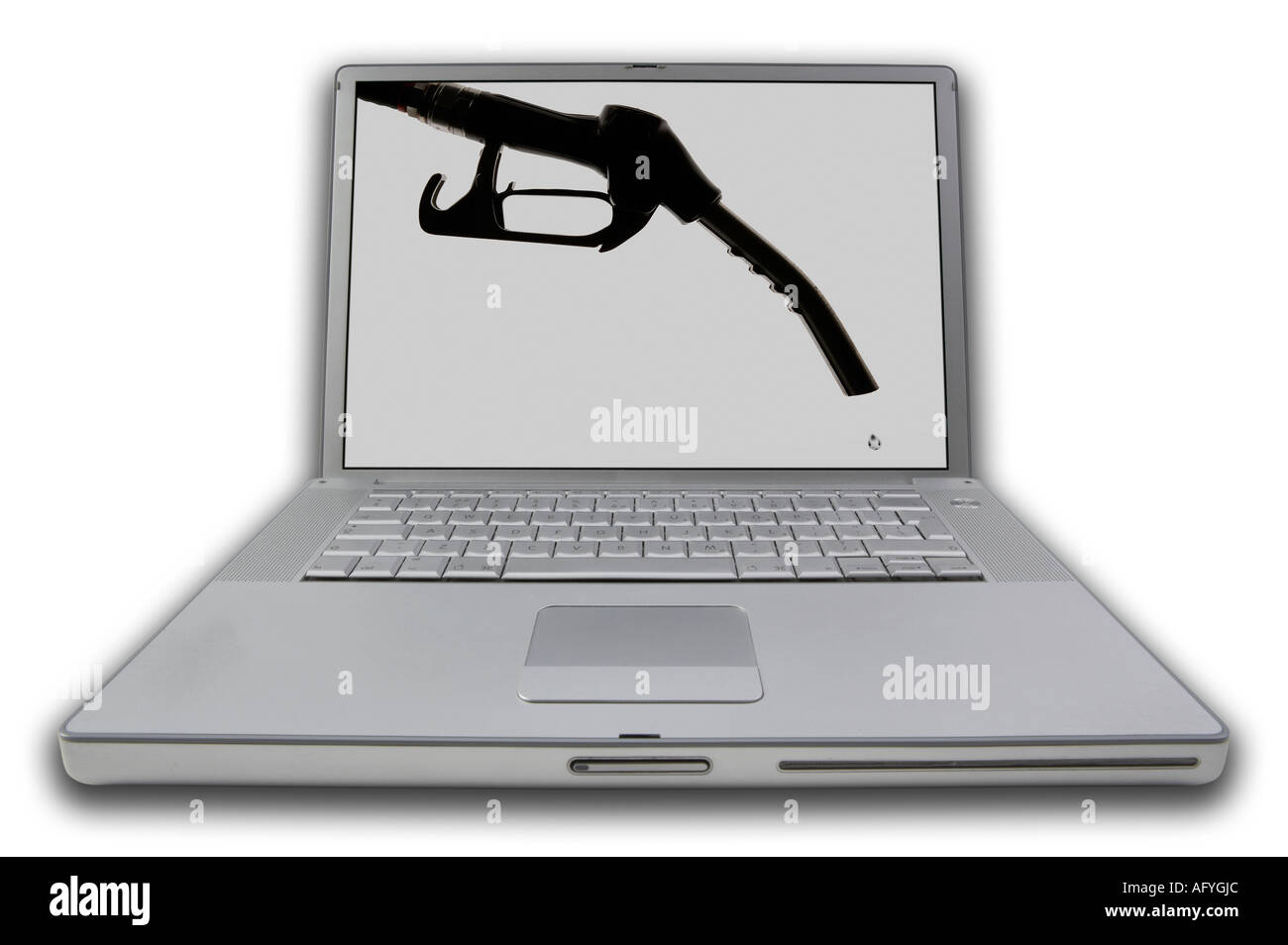 LAP TOP NOTE BOOK PERSONAL COMPUTER WITH SCREEN DISPLAYING PICTURE OF ...