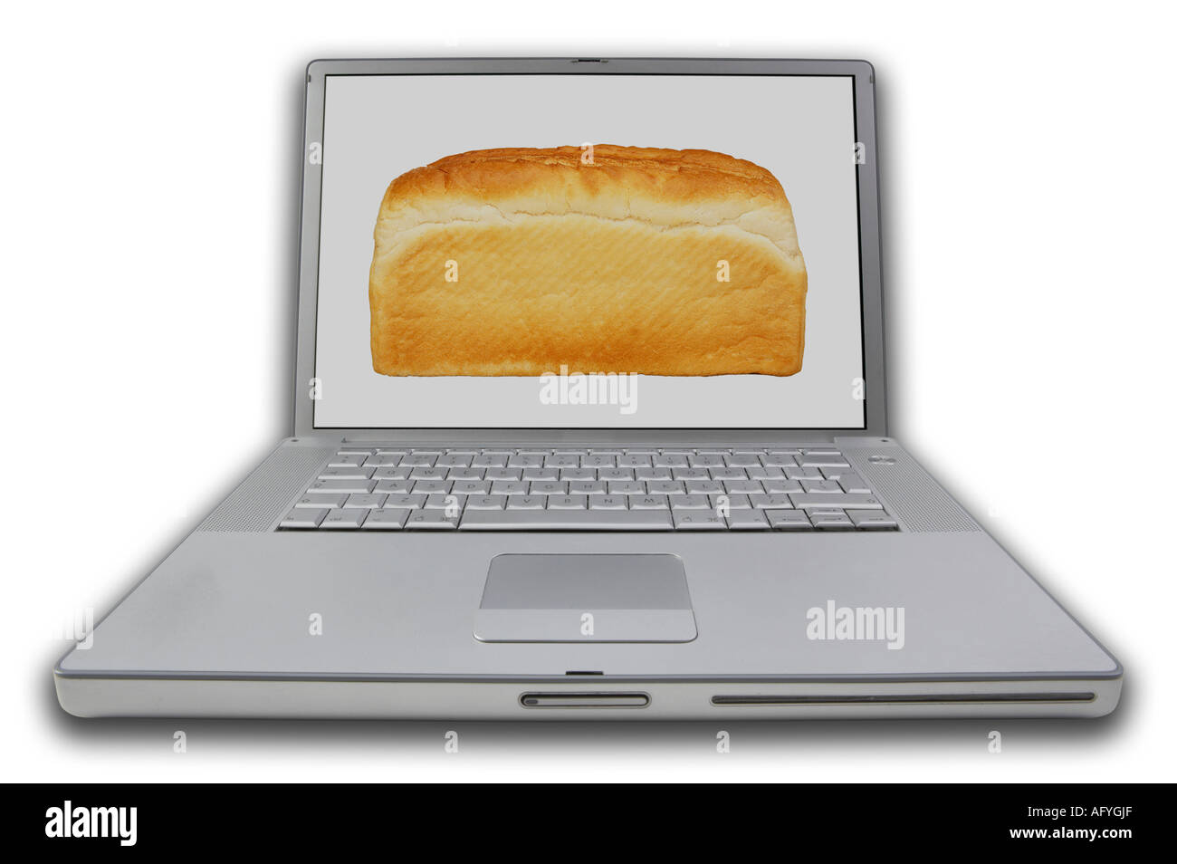 LAP TOP NOTE BOOK PERSONAL COMPUTER WITH SCREEN DISPLAYING PICTURE OF ...