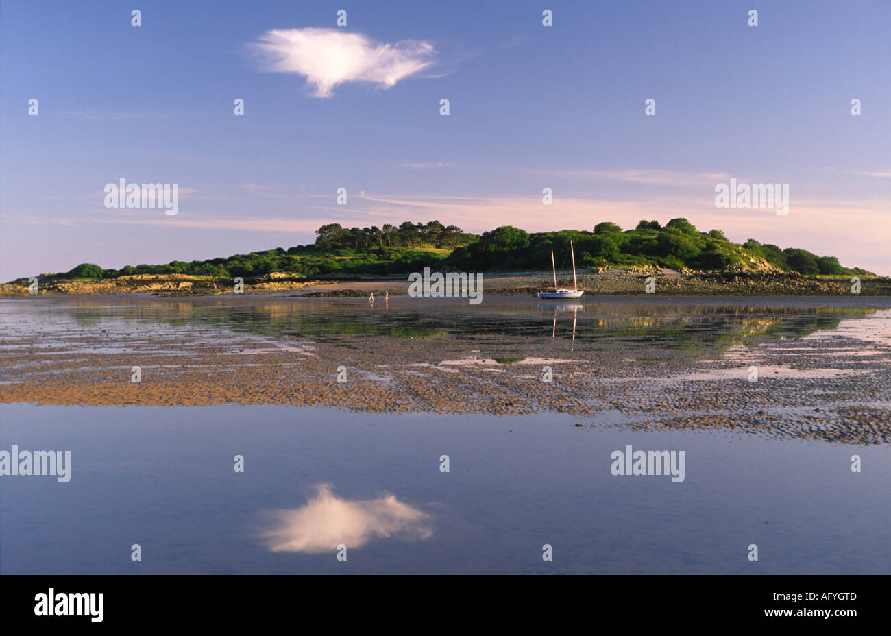 Wigtown Bay on the edge of the Solway Firth Stock Photo - Alamy