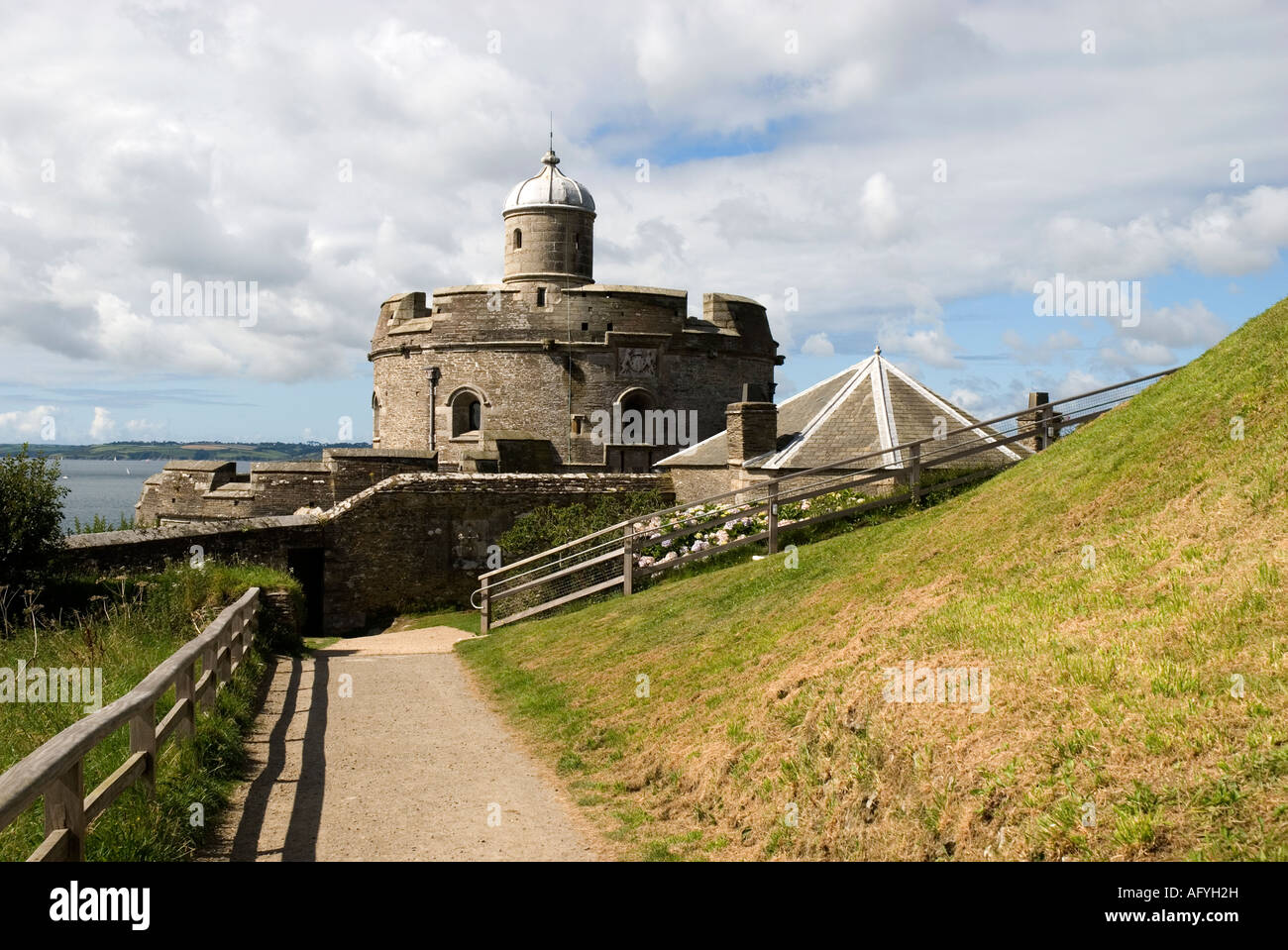 St Mawes Castle Cornwall England Stock Photo - Alamy