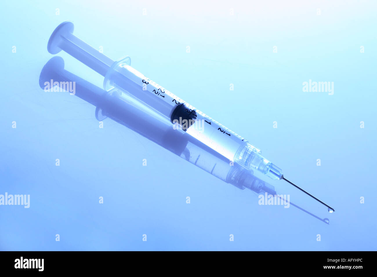 Medicine instruments equipment hypodermic syringe hi-res stock ...