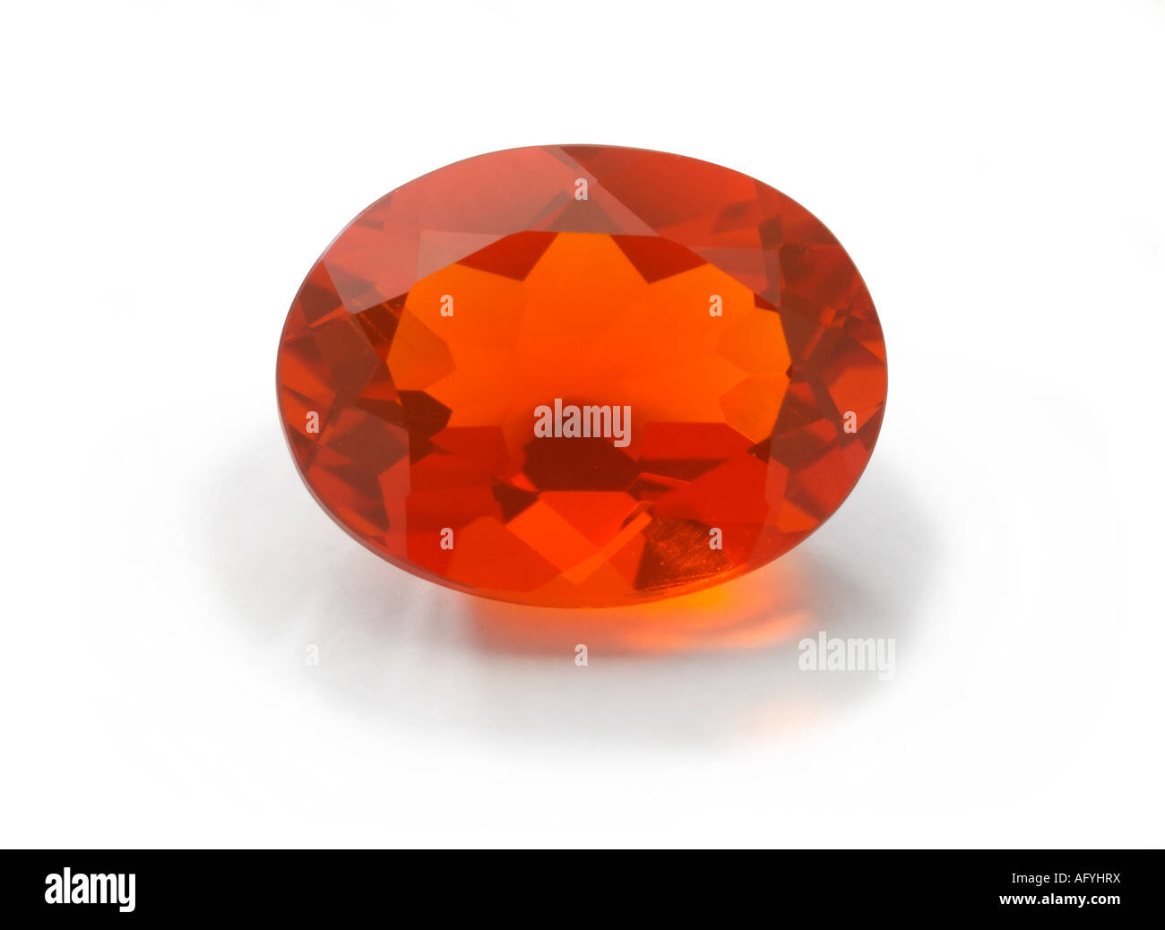 Fire opal gemstone Stock Photo - Alamy