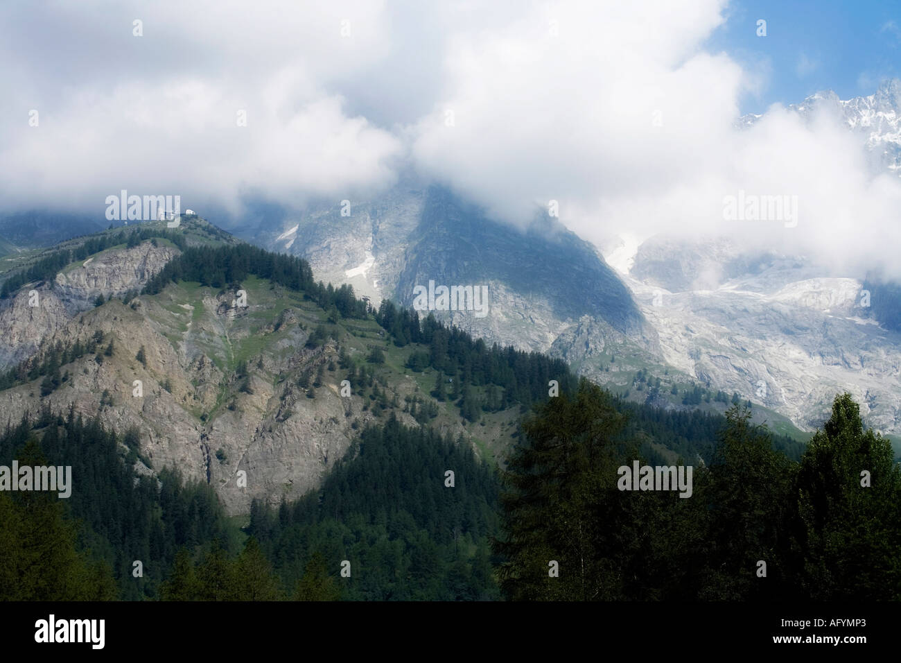 Mont Blanc - Monte Bianco - White Mount Stock Photo - Alamy