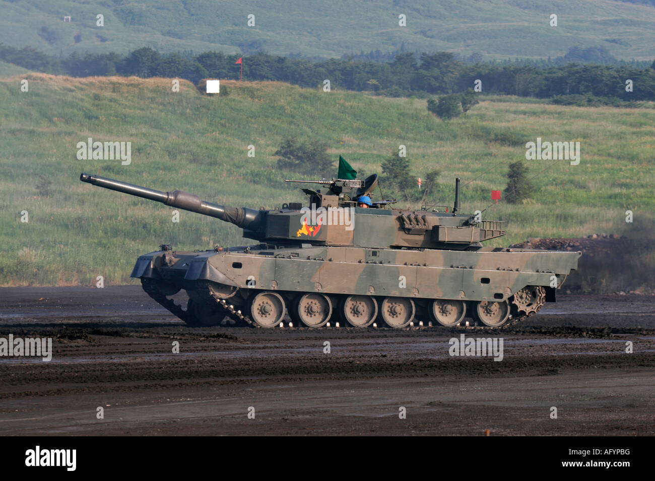 Type 90 Tank of Japan Ground Self Defence Force Stock Photo - Alamy