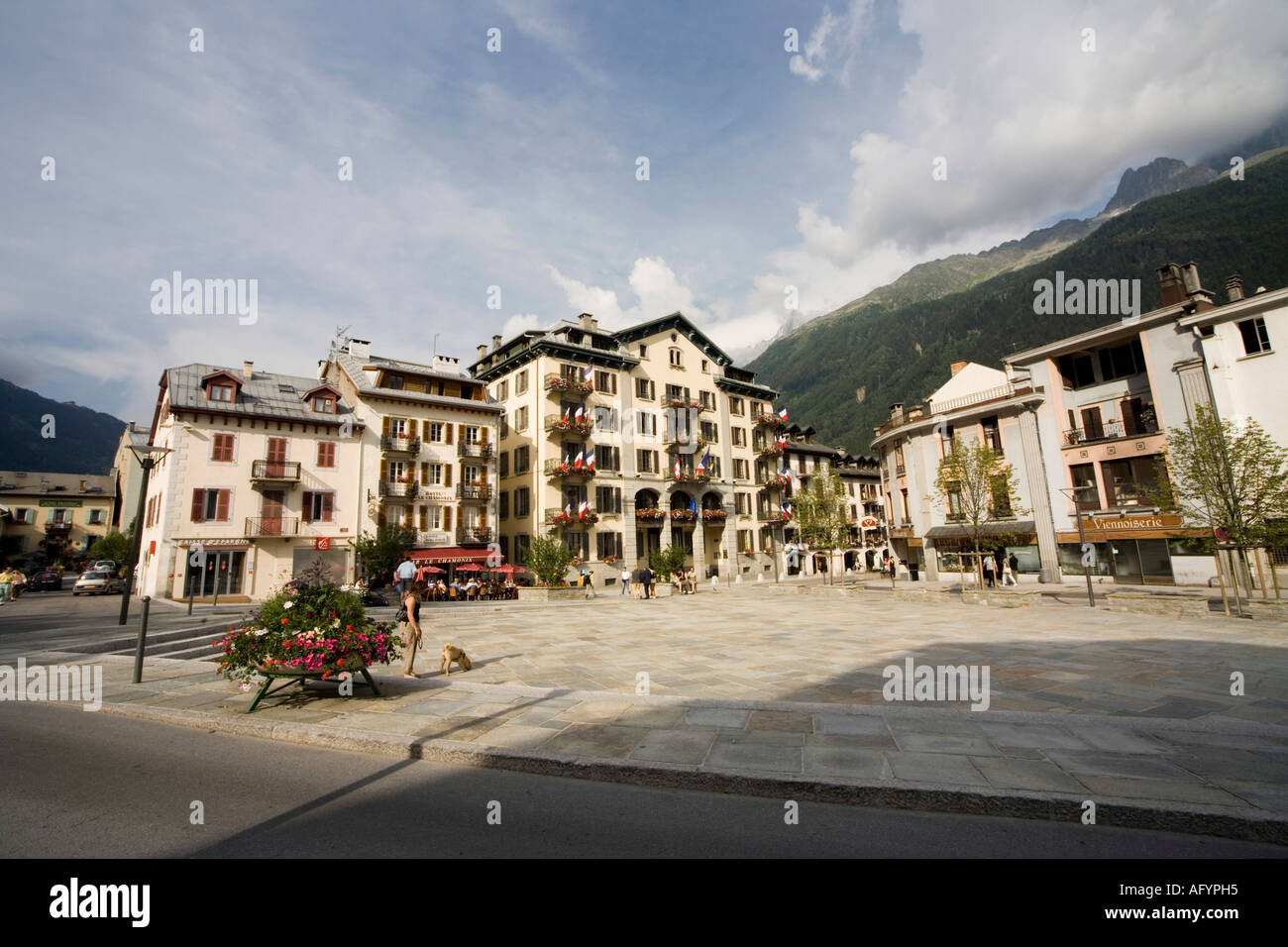 Chamonix france town hi-res stock photography and images - Alamy