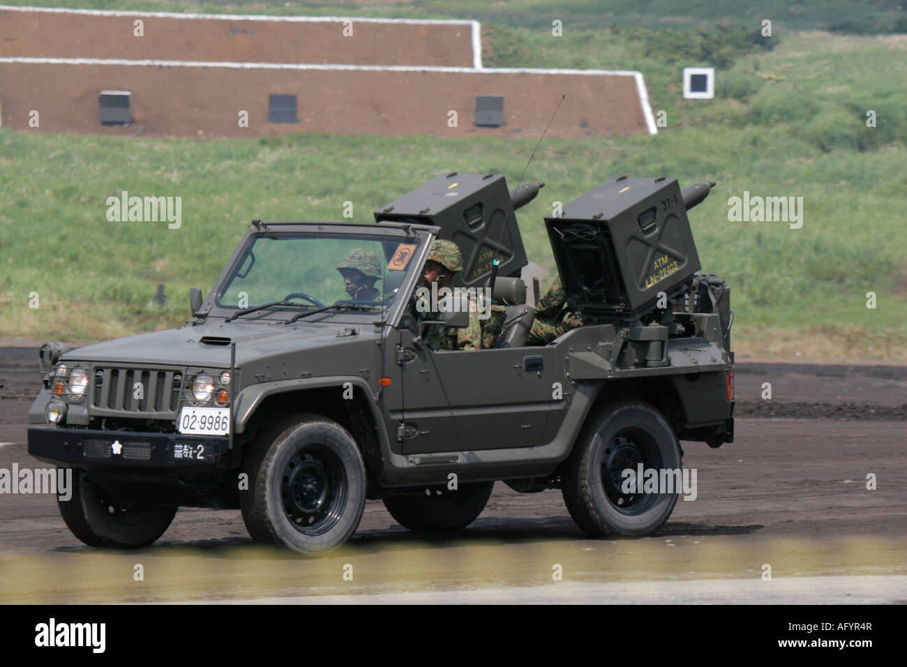 The Type 64 MAT missile launcher on MItsubishi Pajero of Japan Ground ...