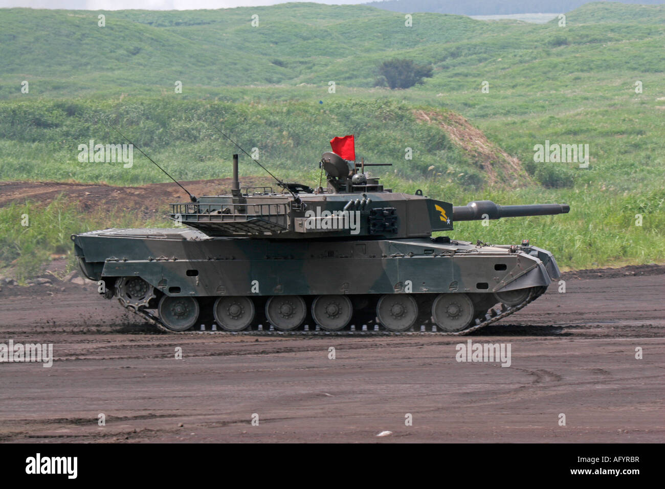 Type 90 Tank of Japan Ground Self Defence Force Stock Photo - Alamy