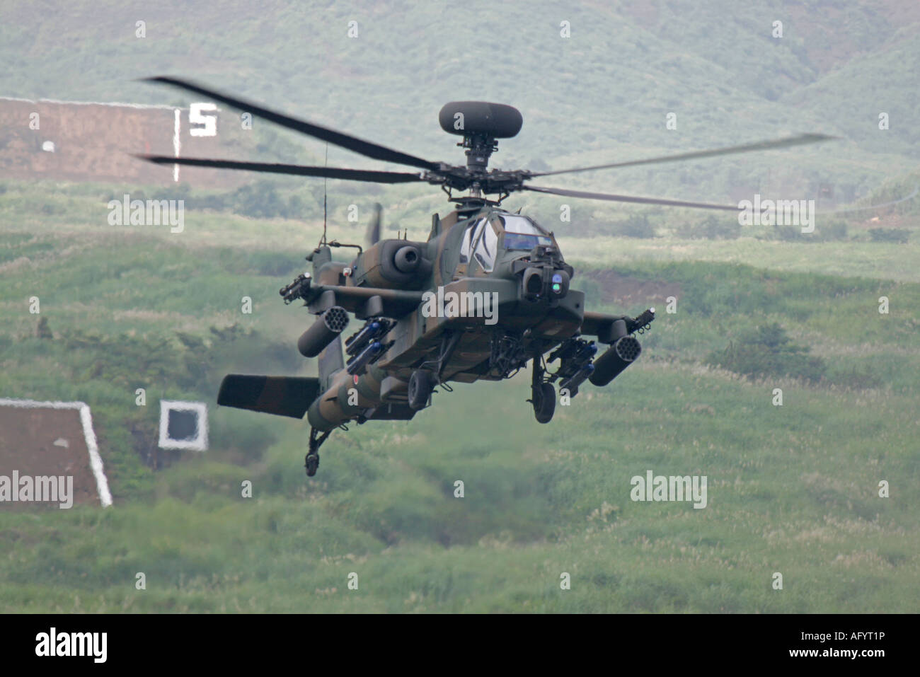 AH64 Apache helicopter of Japan Ground Self Defence Force Stock Photo ...