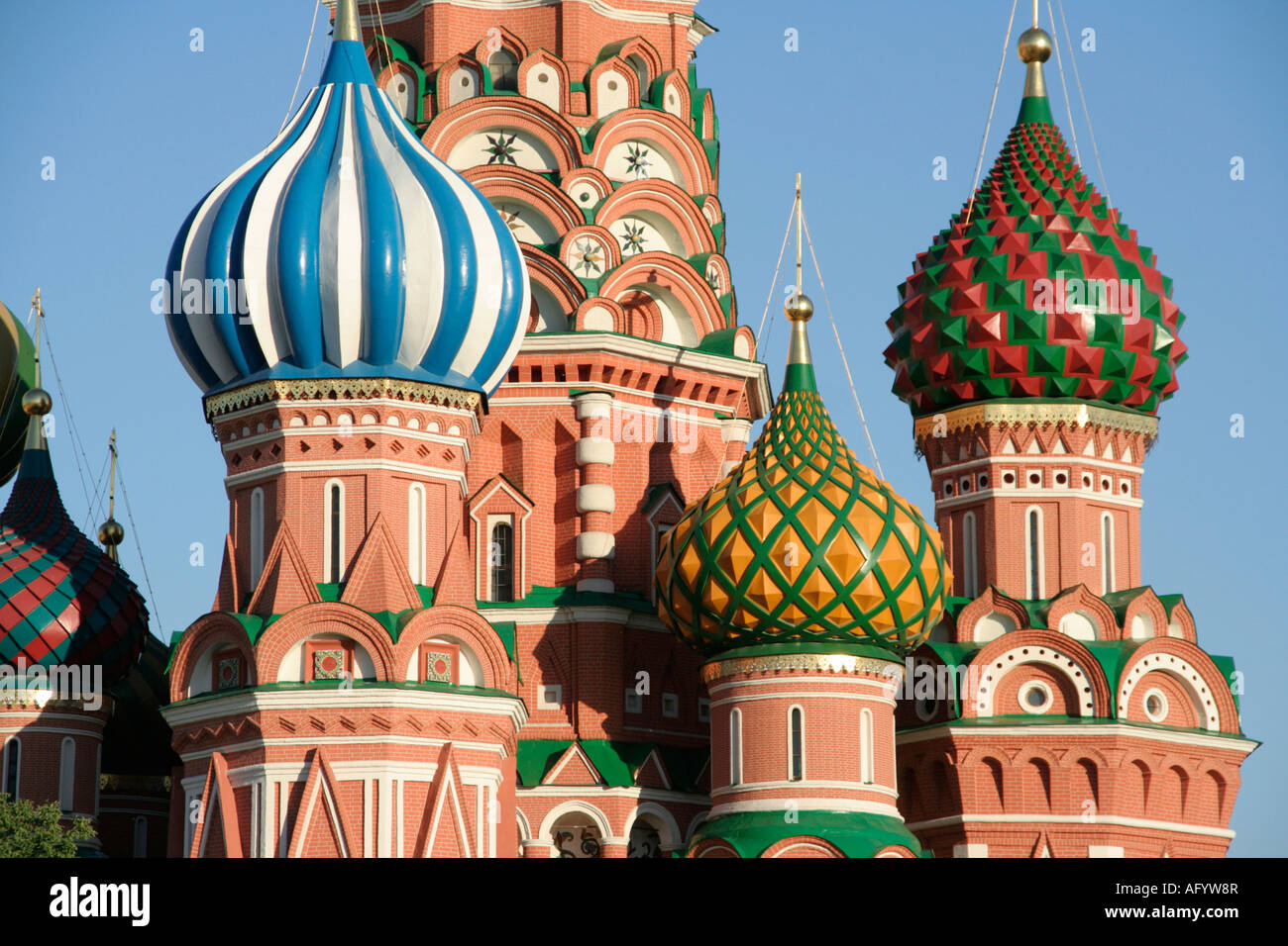 St Basils Cathedral Red Square russia dome color moscow city russia ...