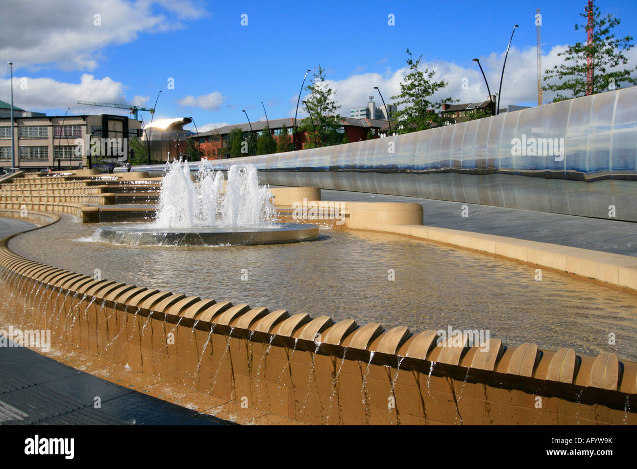 Sheffield station water feature uk hi-res stock photography and images ...
