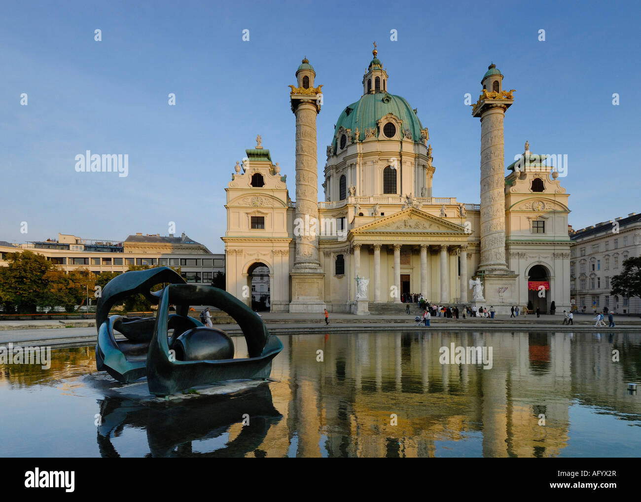 KARLSKIRCHE CHURCH. VIENNA, AUSTRIA Stock Photo - Alamy