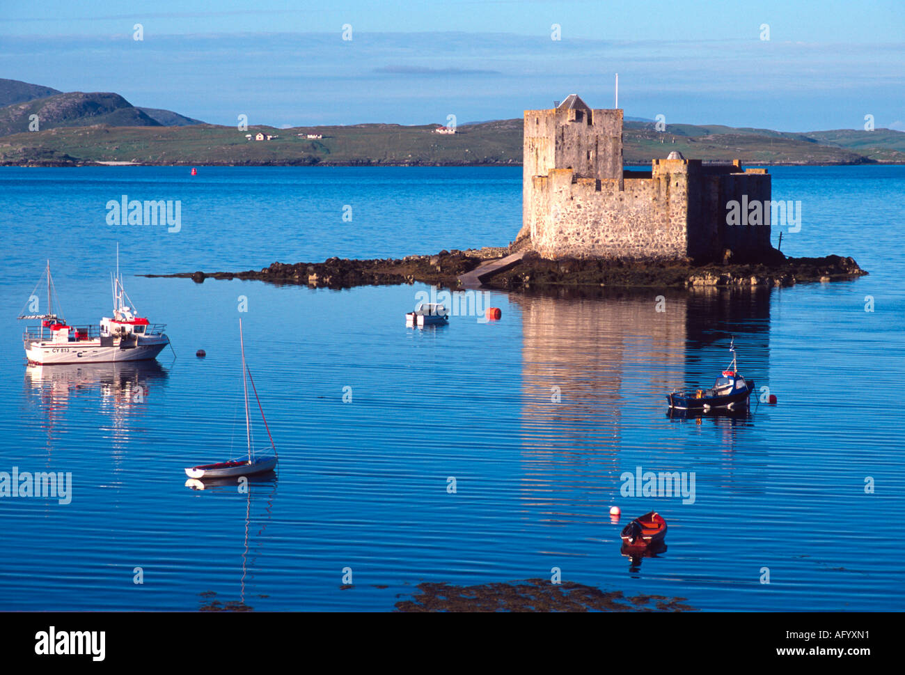 Kisimul (also Kiessimul or Chisimul) Castle medieval castle located in ...