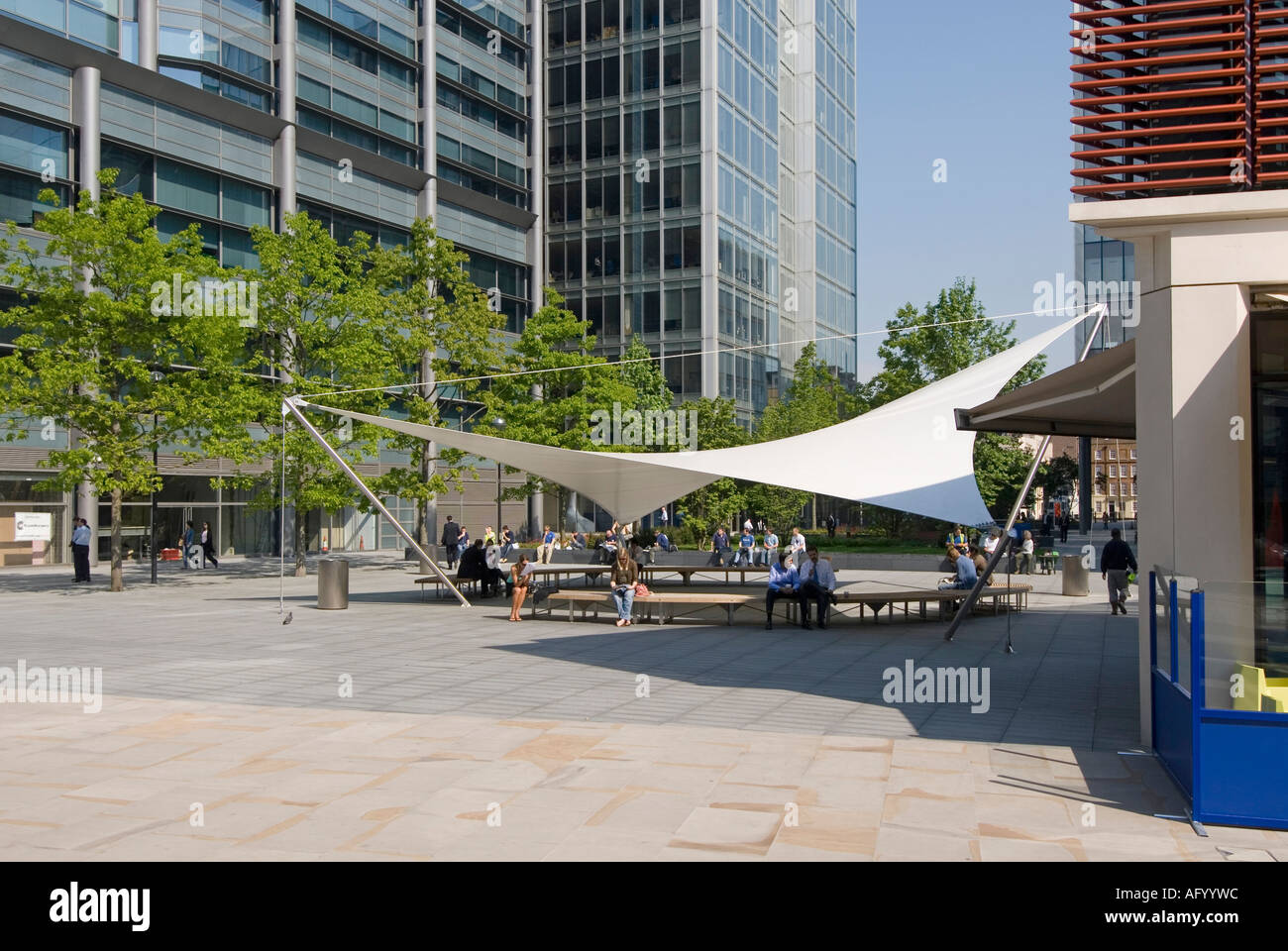 Modern office building in Bishops Square a large commercial property development & regeneration ...