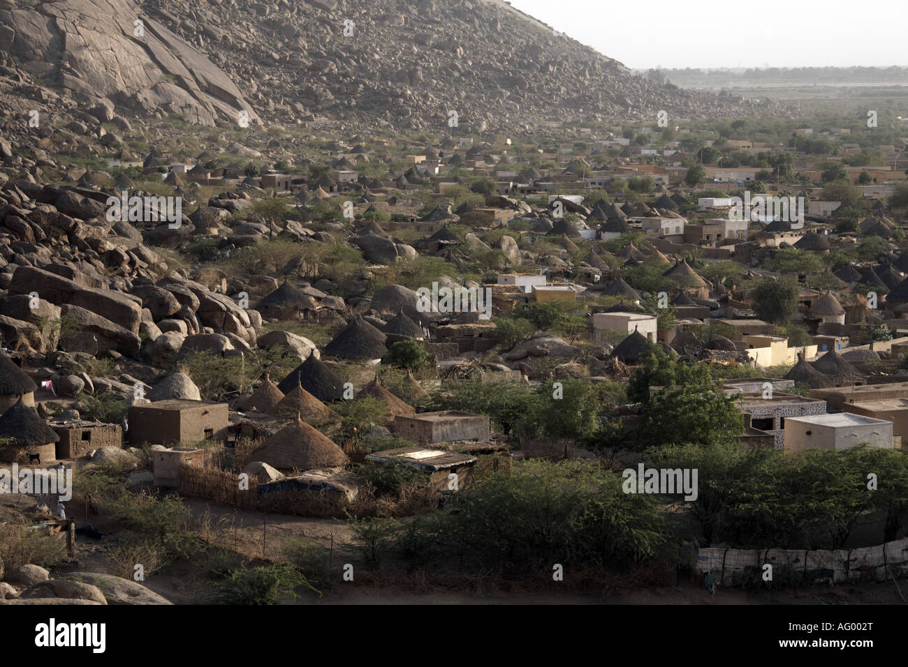 The town of Kassala at the foot of the Taka Mountains, Sudan, Africa ...