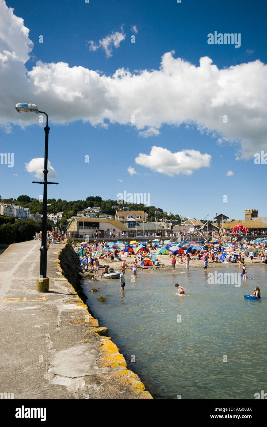 Looe Beach, Cornwall, 2007 Stock Photo - Alamy
