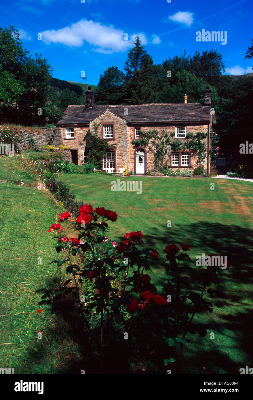the old parsonage edale high peak derbyshire england uk gb Stock Photo ...