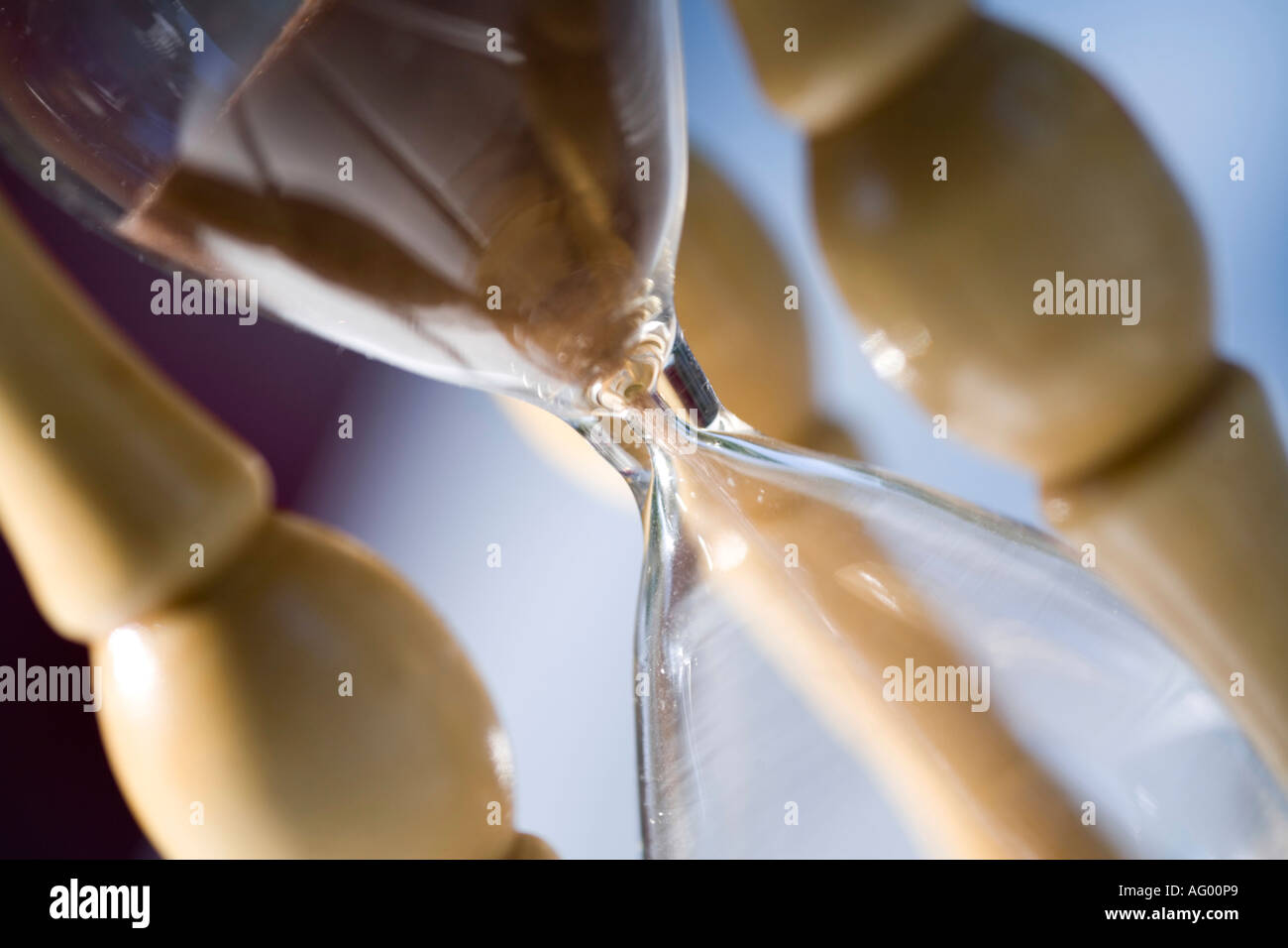 Sand watch Hourglass closeup Stock Photo - Alamy