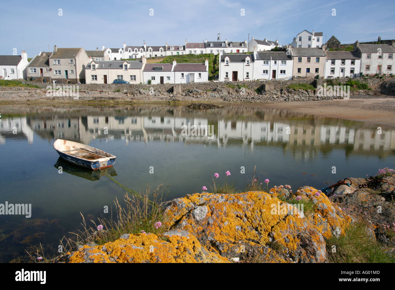 portnahaven picturesque village harbour boats coastal village isle of ...