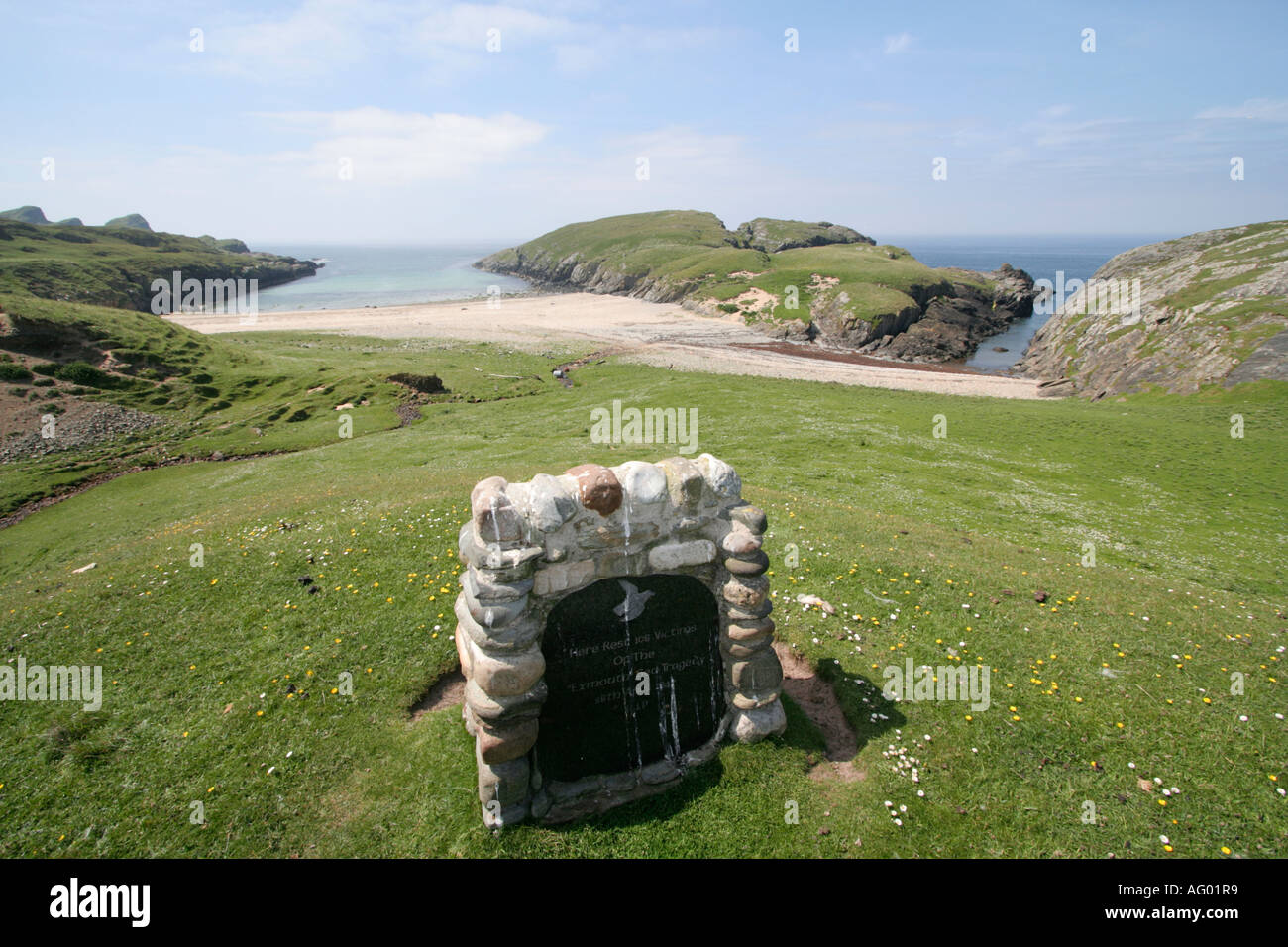 exmouth sea tragedy memorial north of saligo bay isle of islay scotland ...