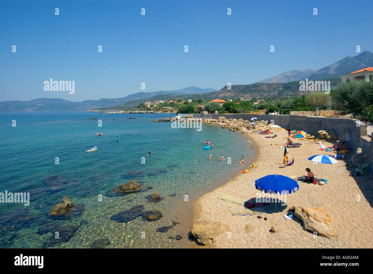 Stoupa greece beach hi-res stock photography and images - Alamy