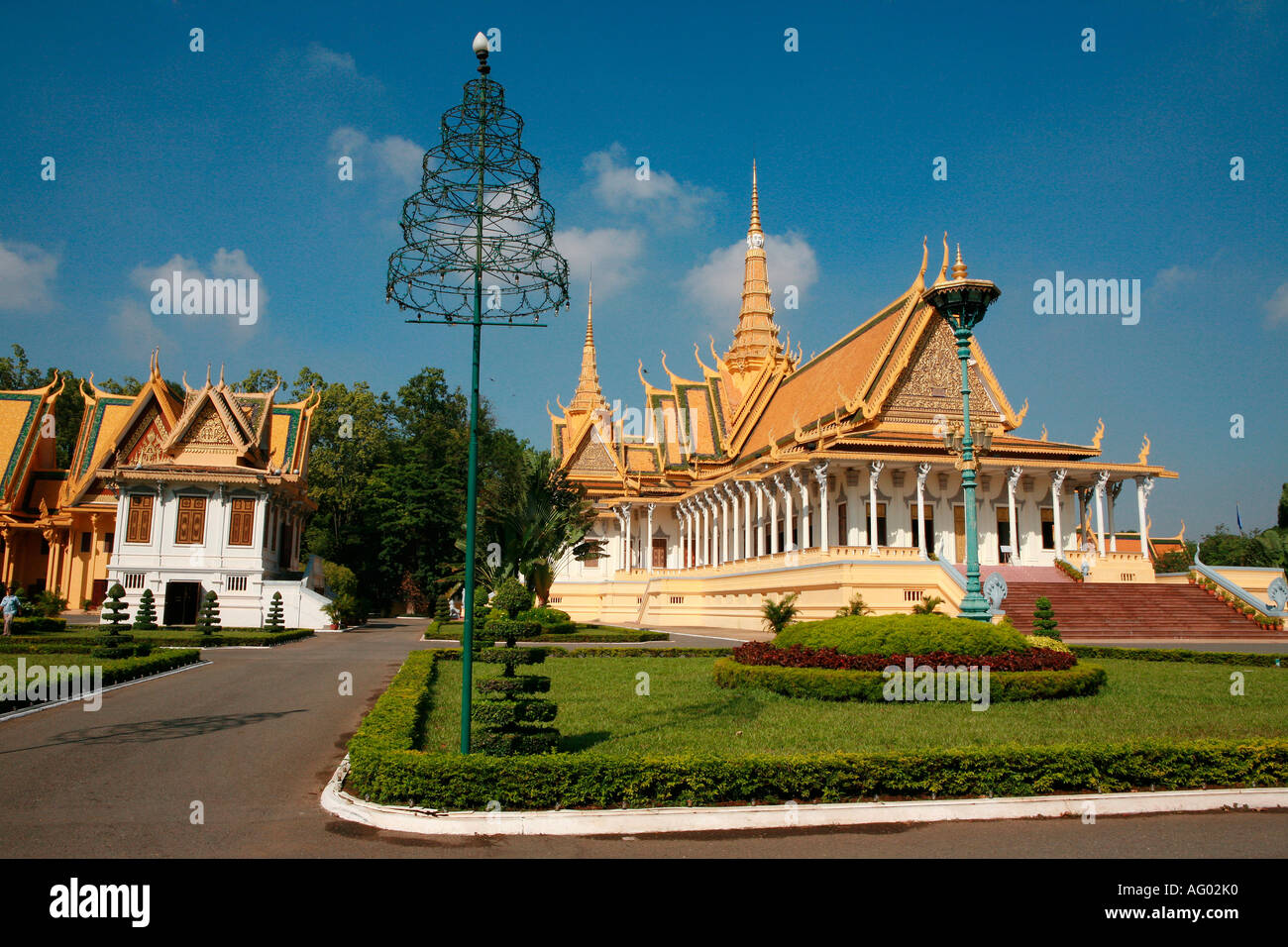 The Royal Palace compound, Phnom Penh, Cambodia Stock Photo - Alamy
