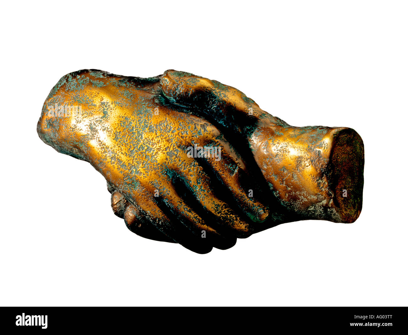 Golden handshake hi-res stock photography and images - Alamy