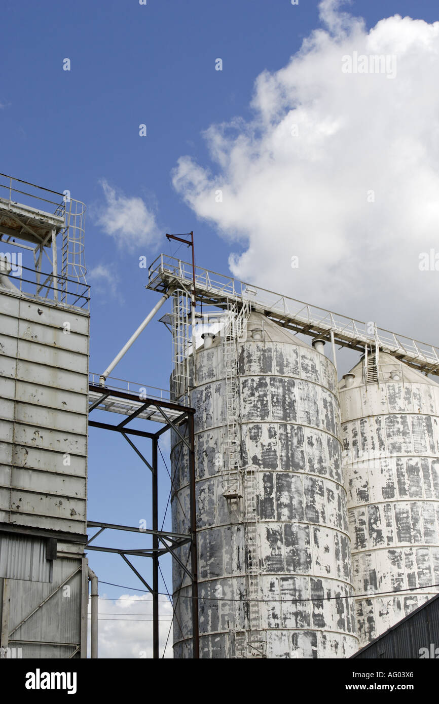 Usa blue sky detail construction material production produce cloud ...