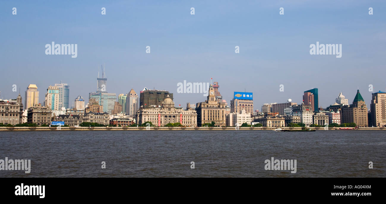Shanghai Puxi cityline Stock Photo - Alamy