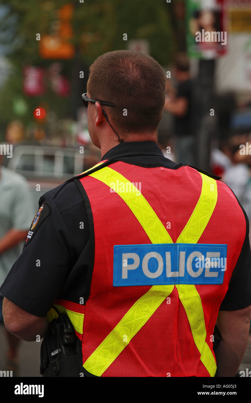 Police officer, Vancouver, Canada Stock Photo - Alamy