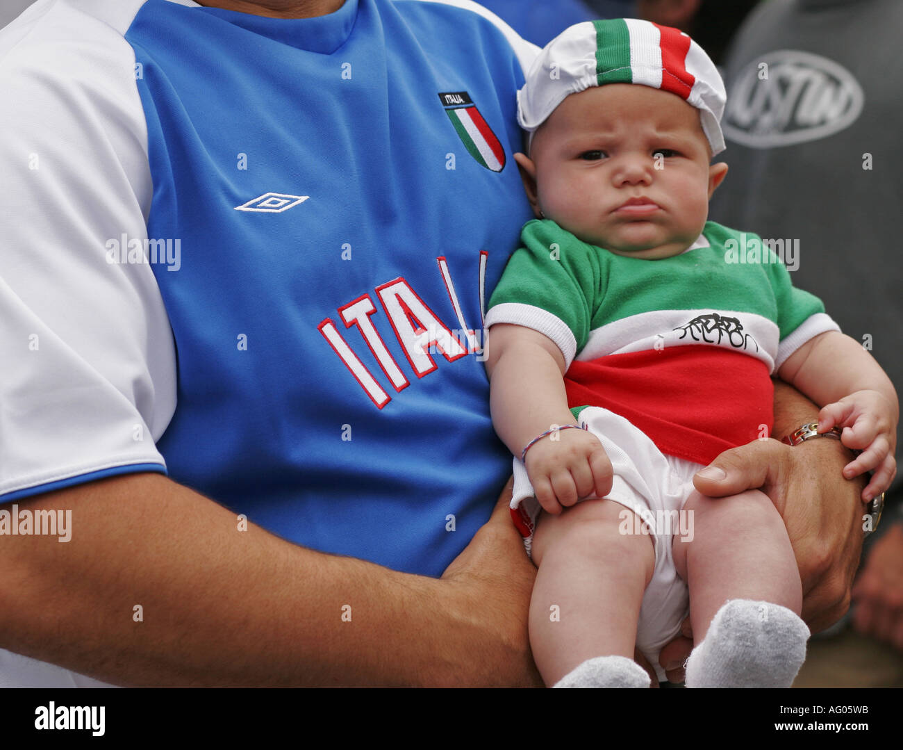 Italian soccer fans Stock Photo - Alamy