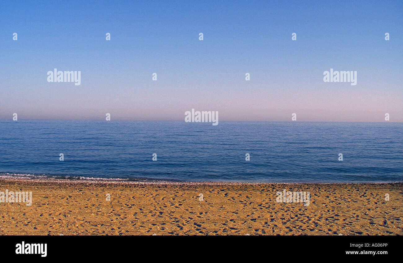 Beach and Sea Haze Stock Photo - Alamy