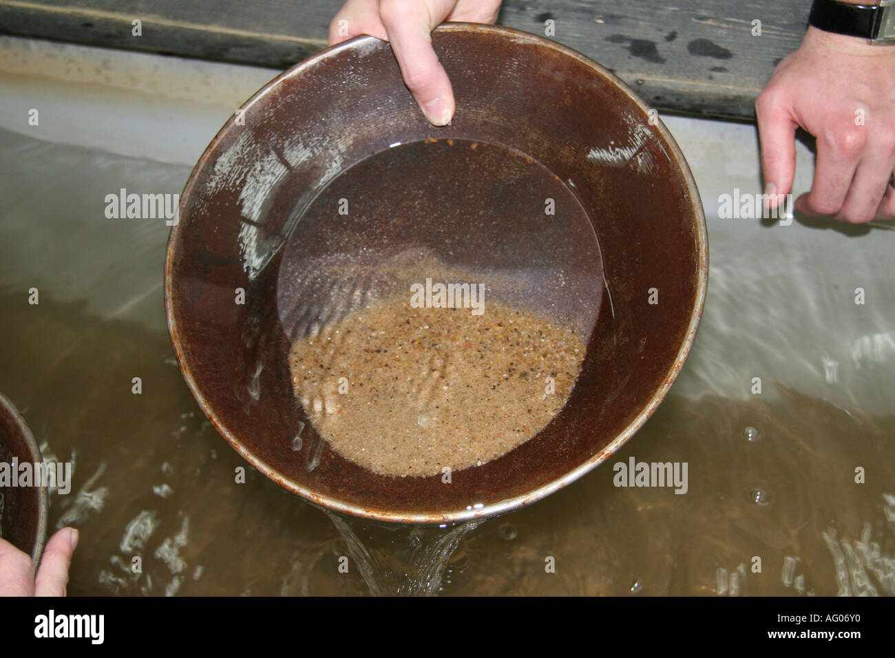 Gold panning hi-res stock photography and images - Alamy