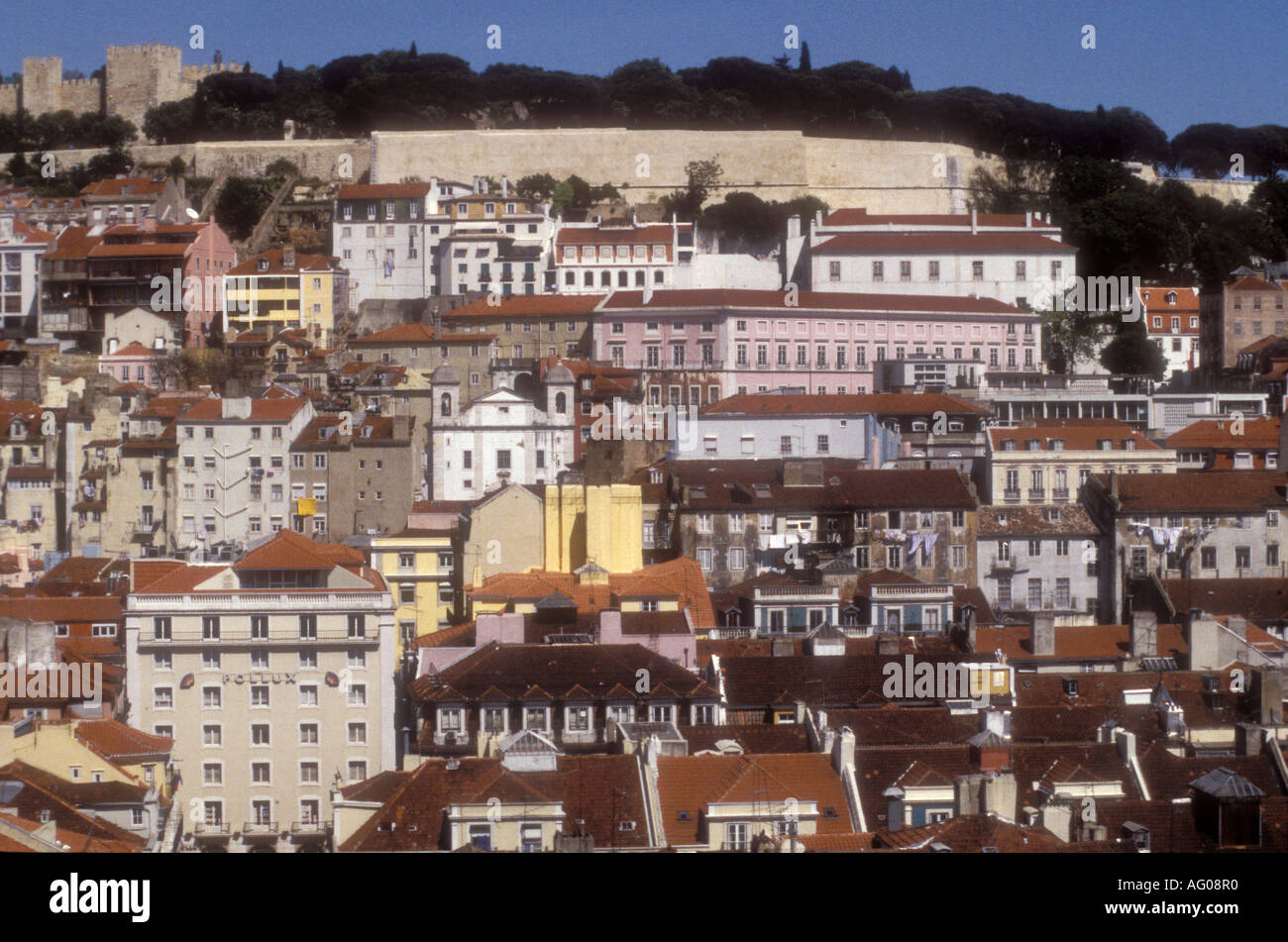 Red tile rooftops portugal hi-res stock photography and images - Alamy