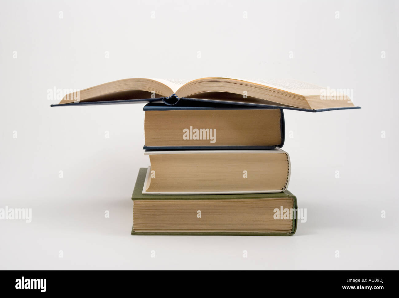 books on white background Stock Photo - Alamy