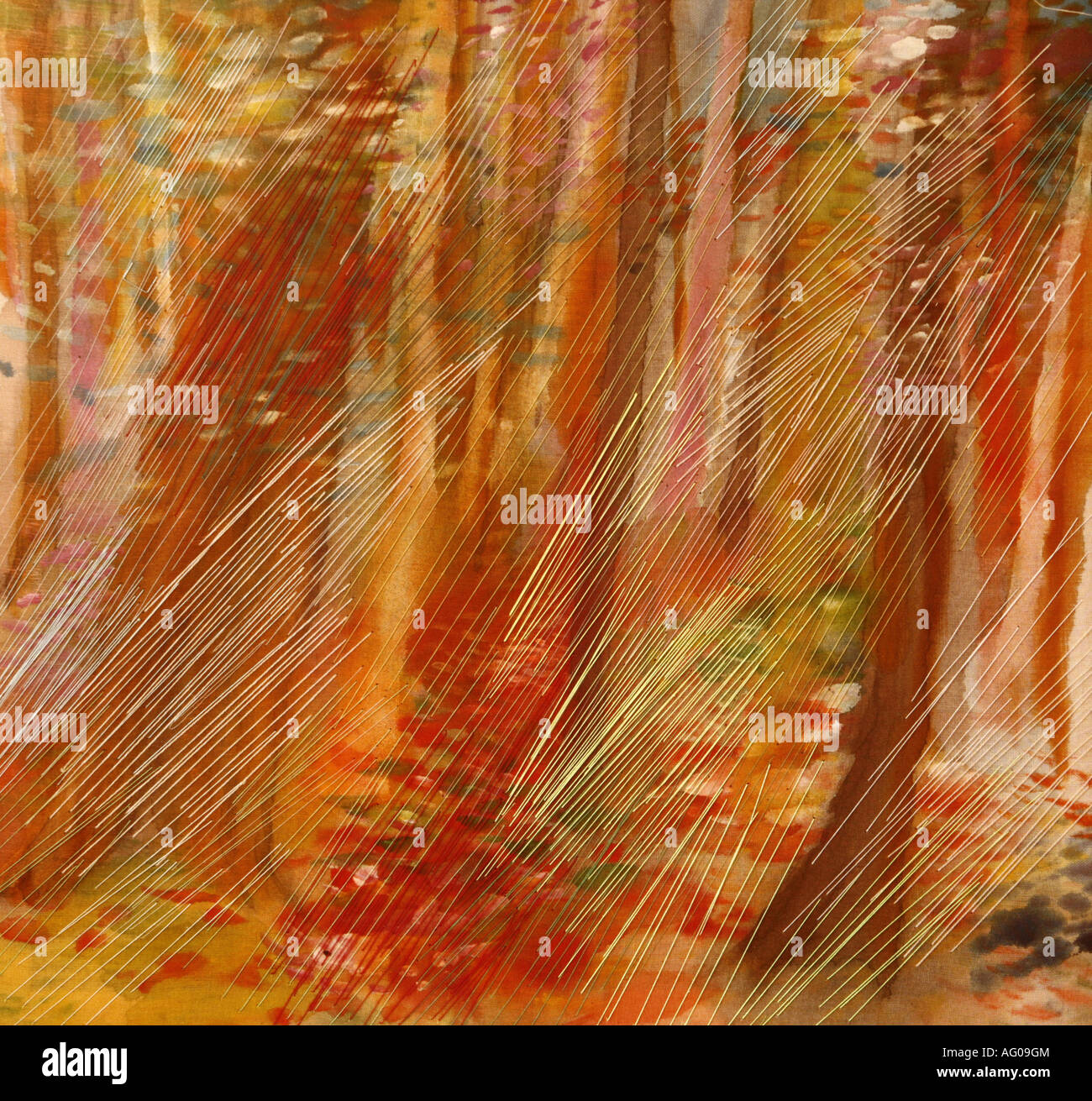 Illustration of Barbara Kozikova. Modern art. Painter. Slovakia ...