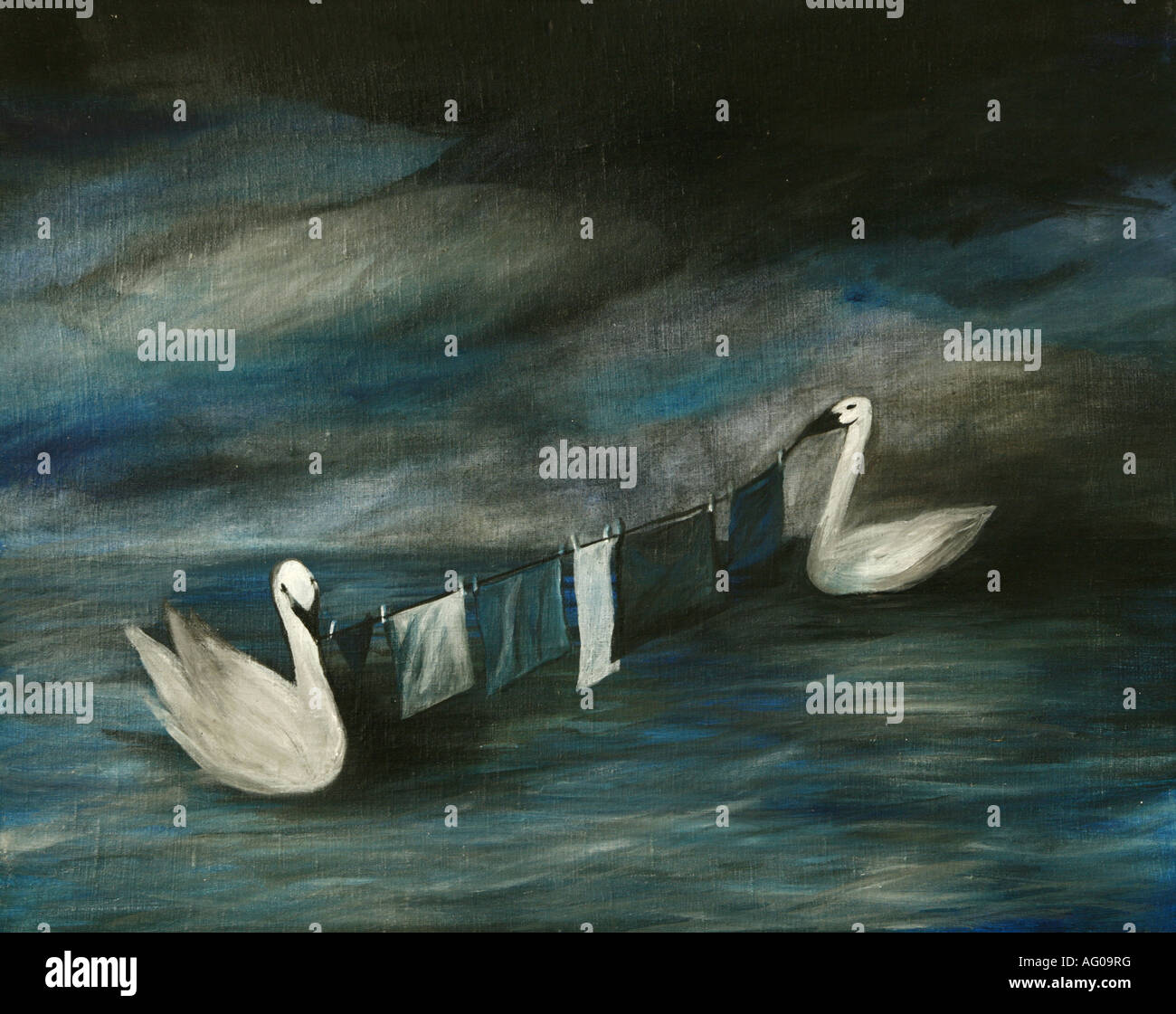 Illustration of Barbara Kozikova. Modern art. Painter. Slovakia ...