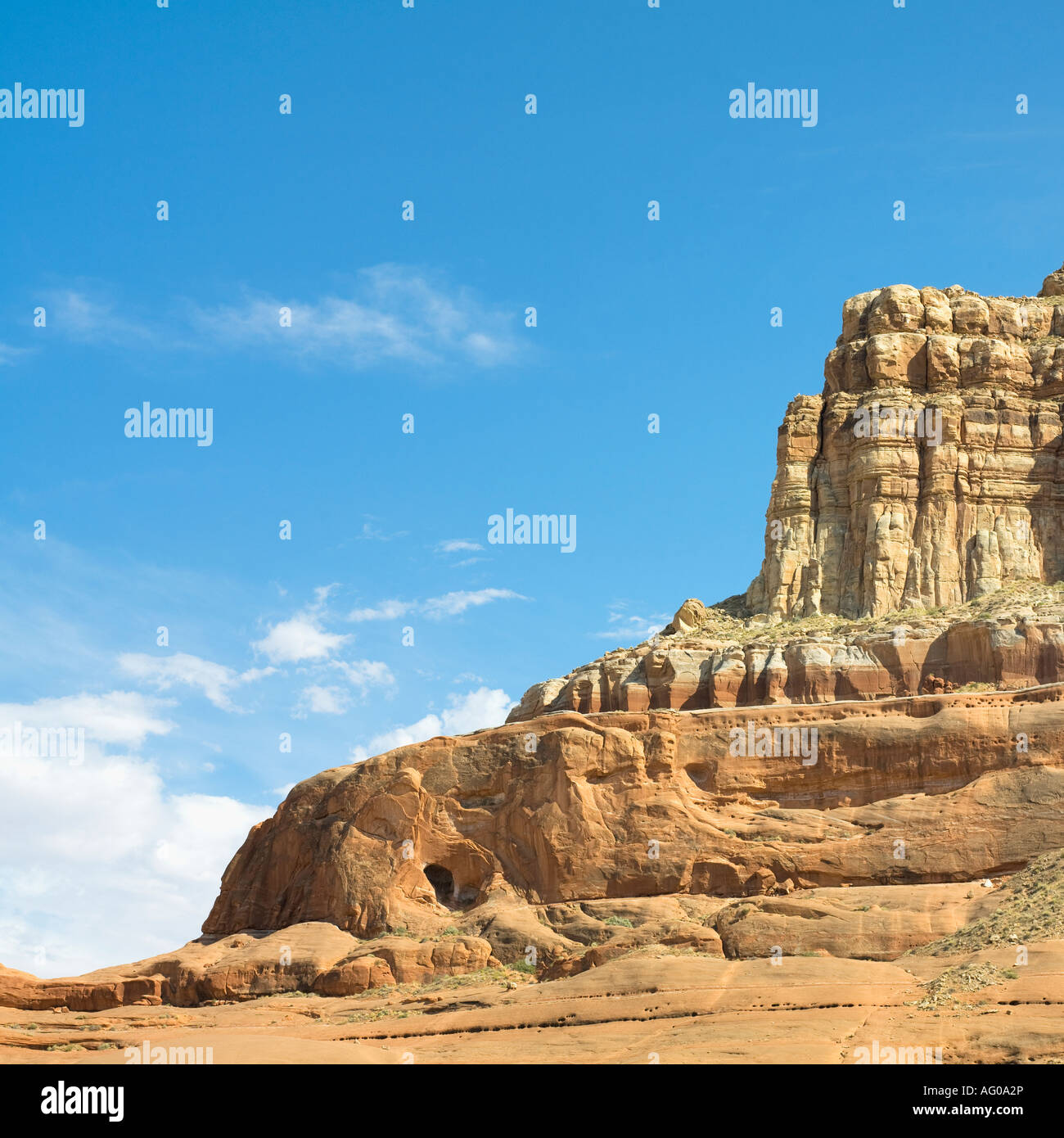 sandstone cliff, Lake Powell Stock Photo - Alamy