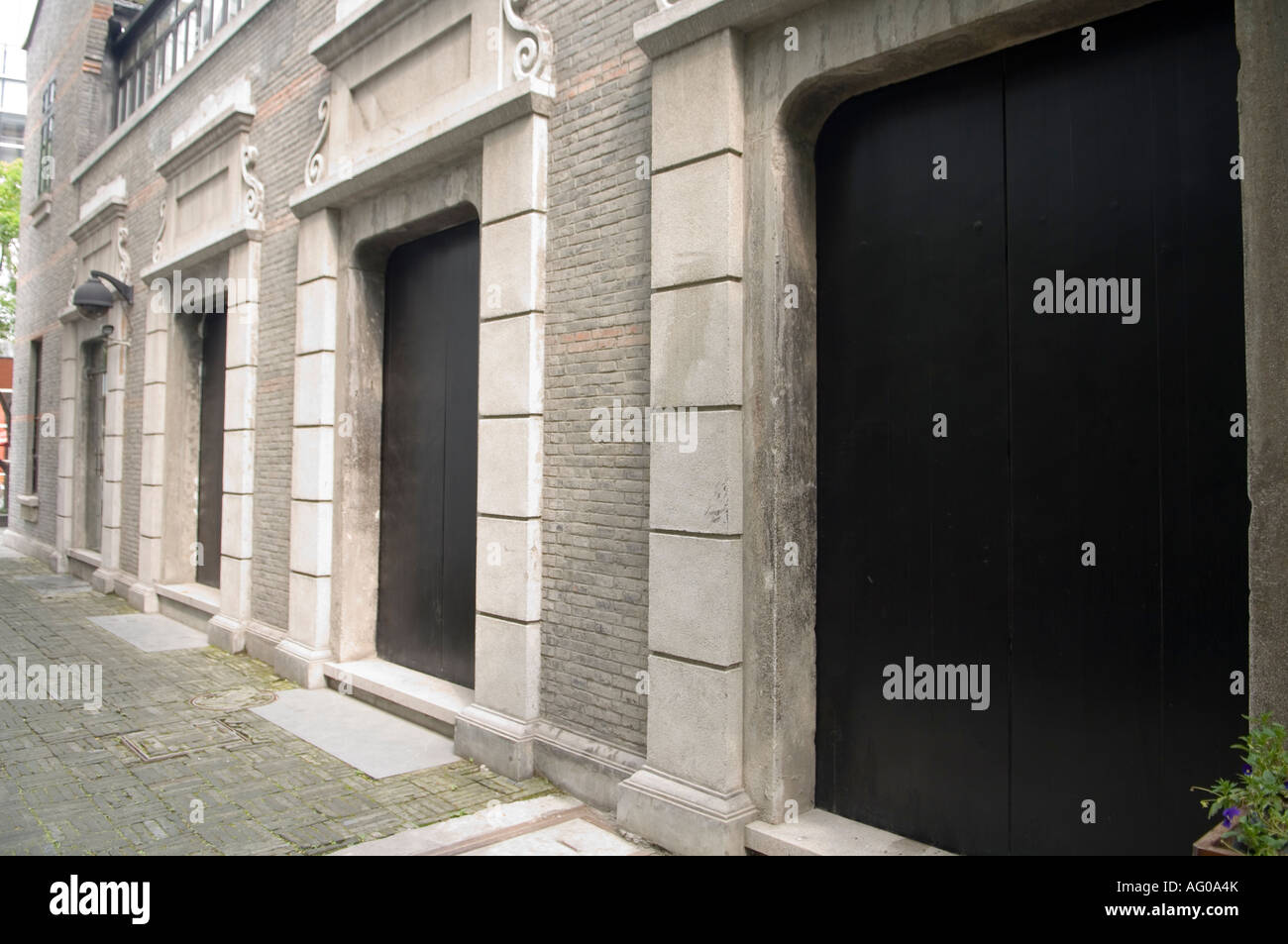 Shi Ku Men (Stone Gate) is a style of housing in Shanghai Stock Photo ...