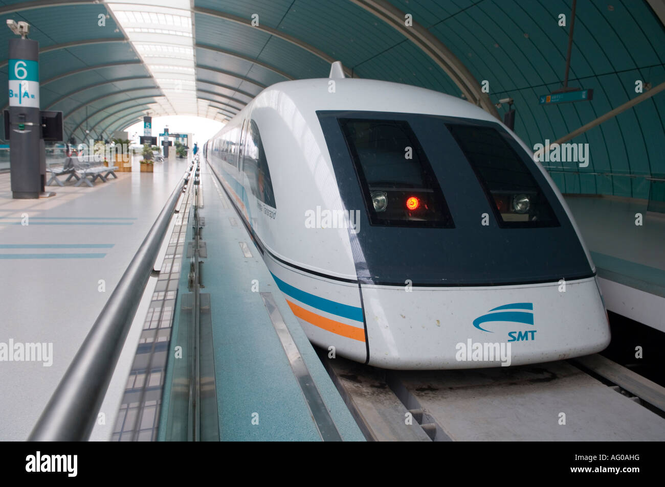 Shanghai Maglev Train Station Stock Photo - Alamy