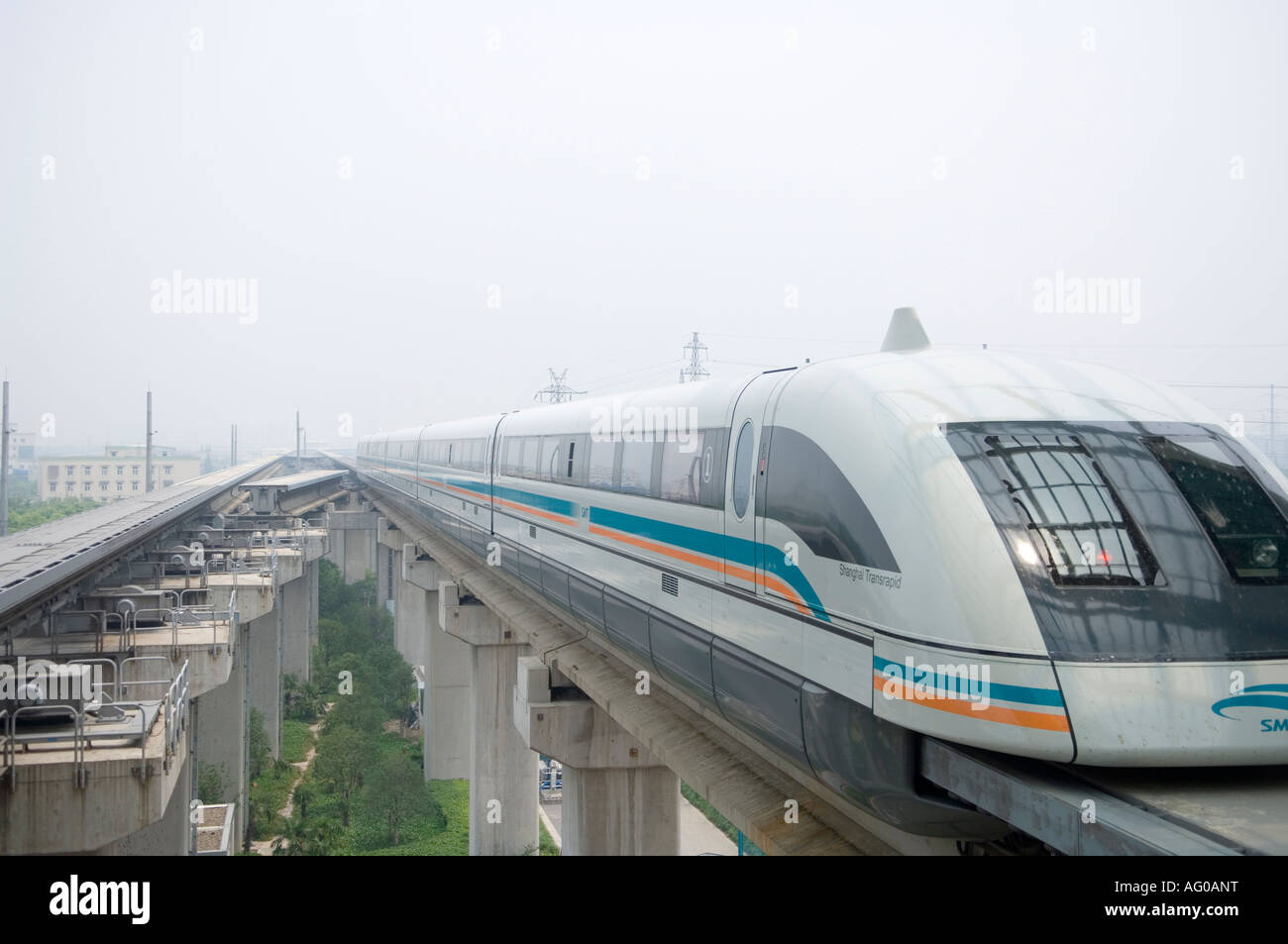 Shanghai Maglev Train Station Stock Photo - Alamy