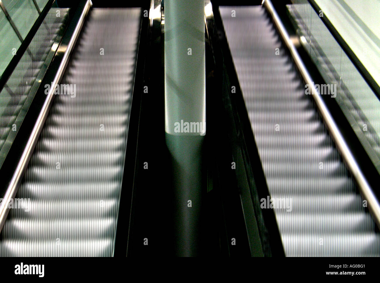 London Docklands Escalators Stock Photo - Alamy