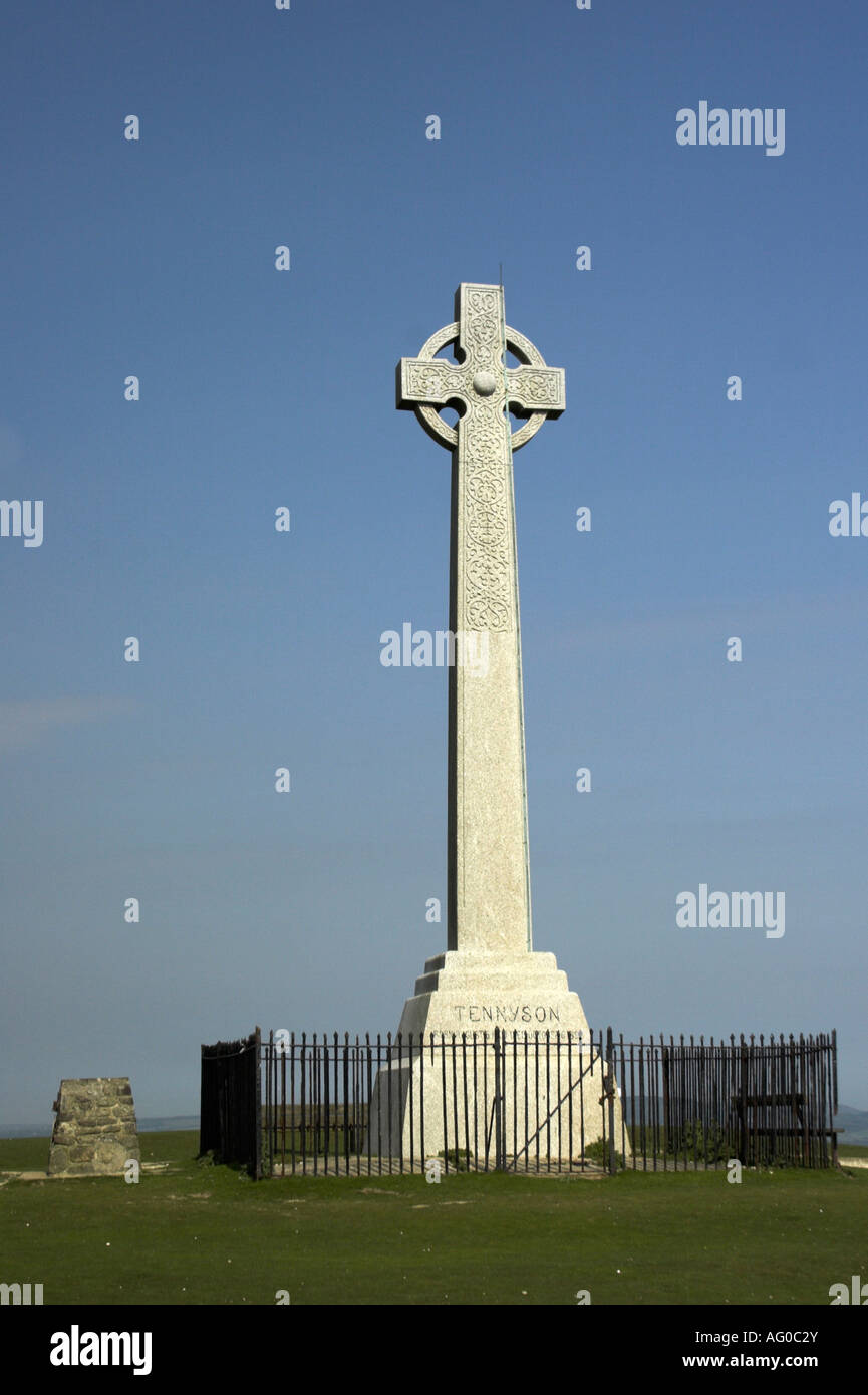 The Tennyson Monument, Tennyson Down, Totland, Isle of Wight, England ...