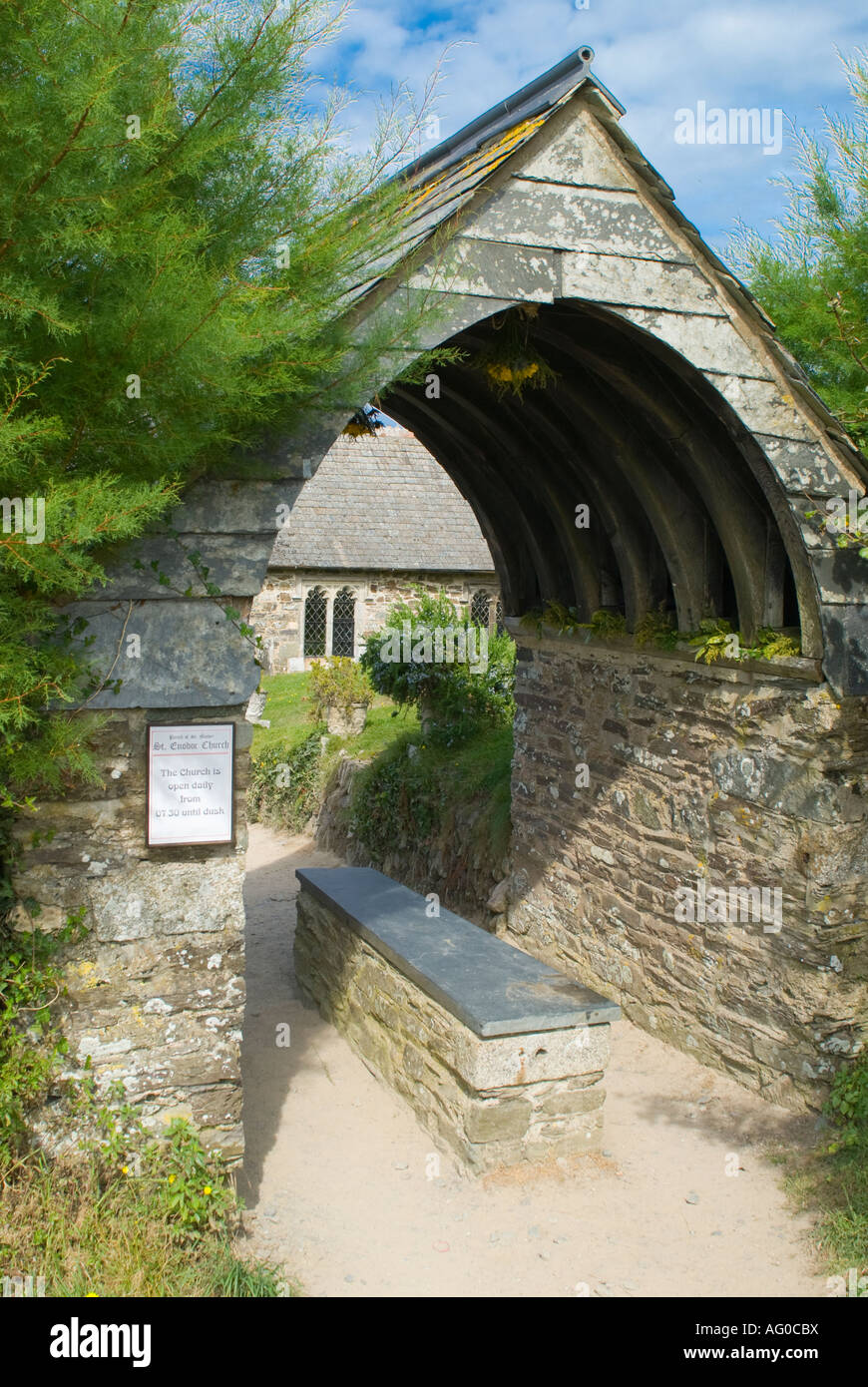 St Enodoc Church, North Cornwall, England, UK Stock Photo - Alamy