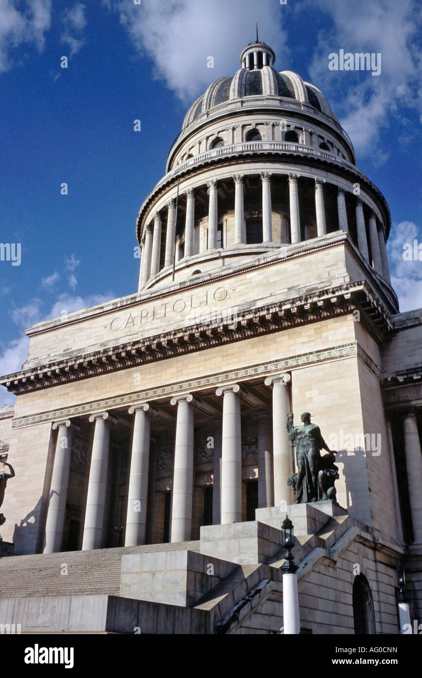 El Capitolio in Havana Cuba a scale replica of the Capitol Building in ...
