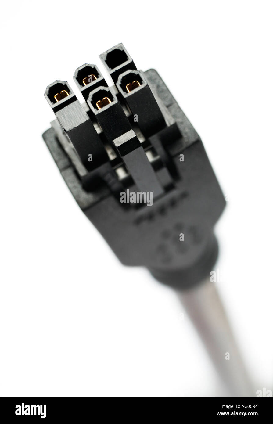 6 Pin PCI E PC Power connector Stock Photo - Alamy