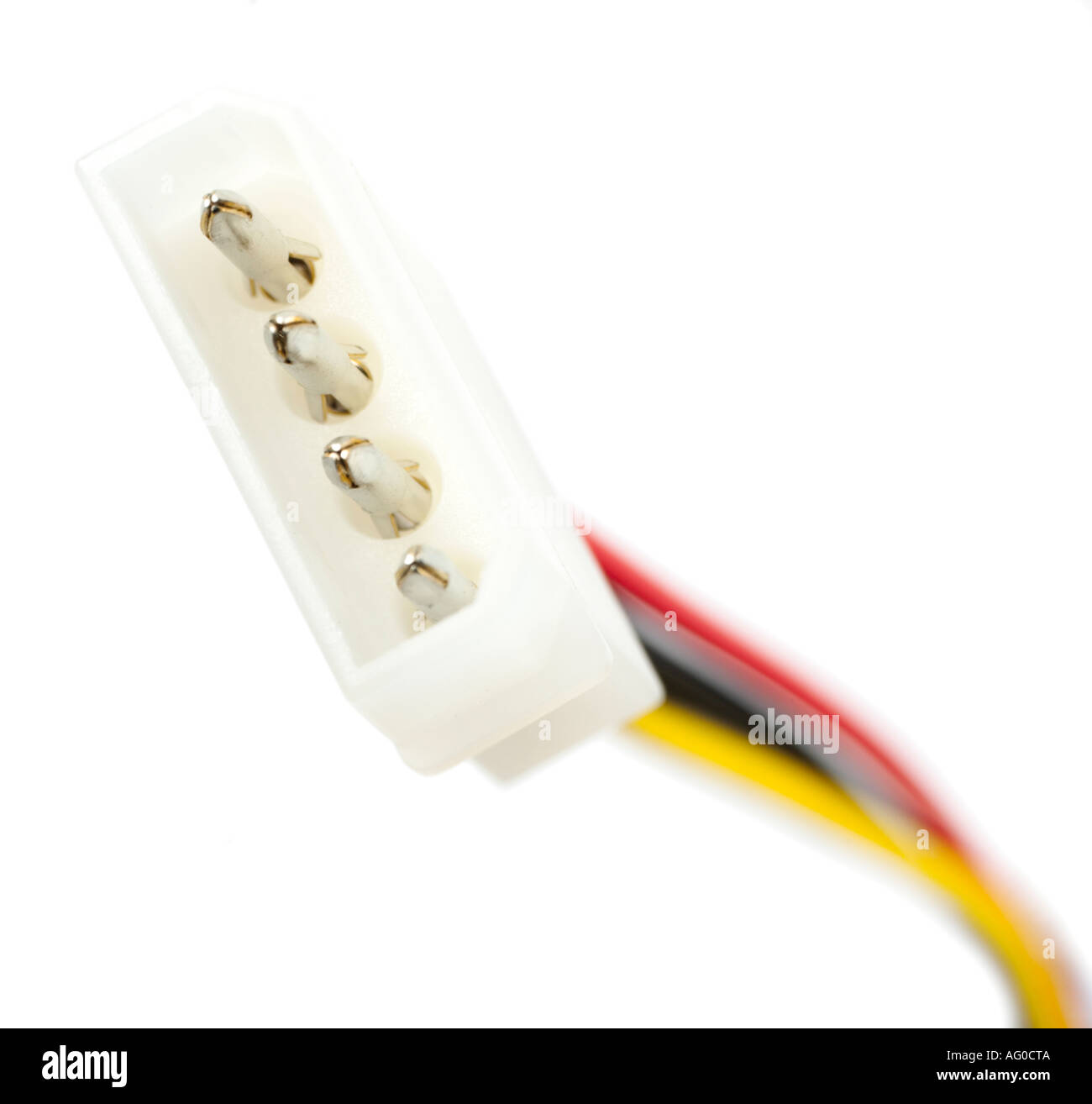 4Pin PC Molex connector male Stock Photo - Alamy