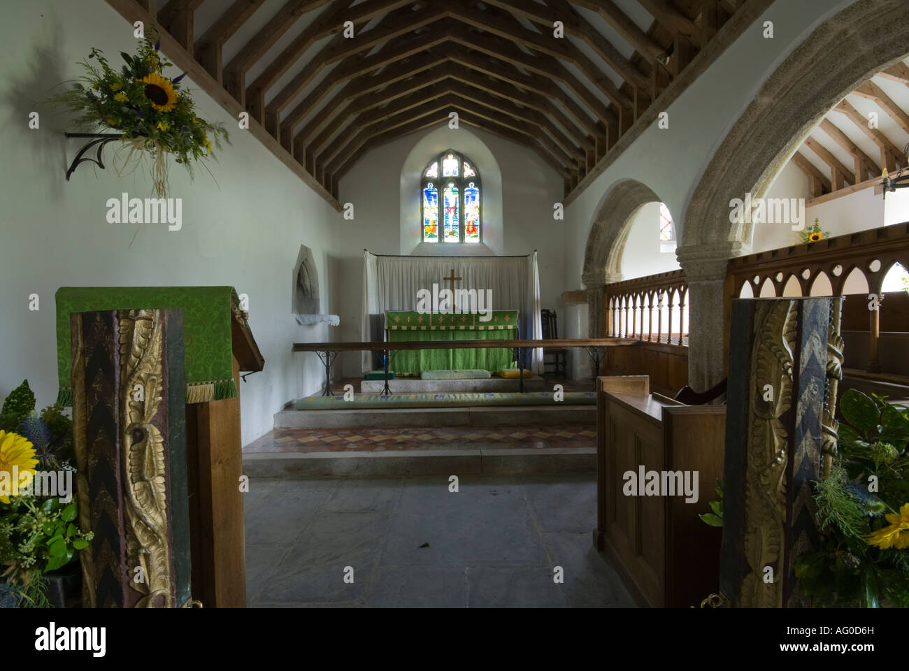 St Enodoc Church, North Cornwall, England, UK Stock Photo - Alamy